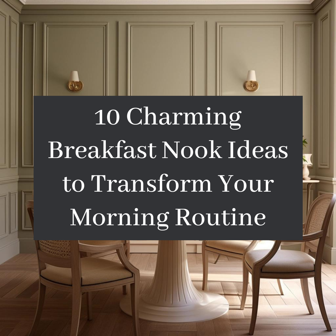 10 Charming Breakfast Nook Ideas to Transform Your Morning Routine ...