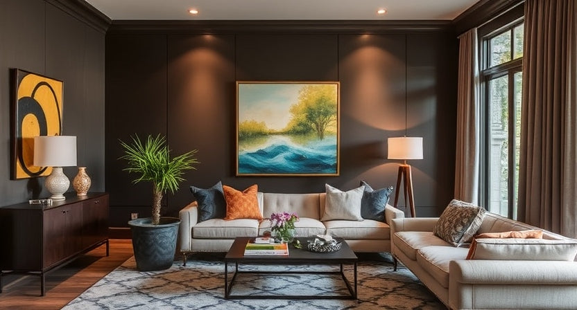 Incorporating Art into Your Interior Design – The Library Ladder Company