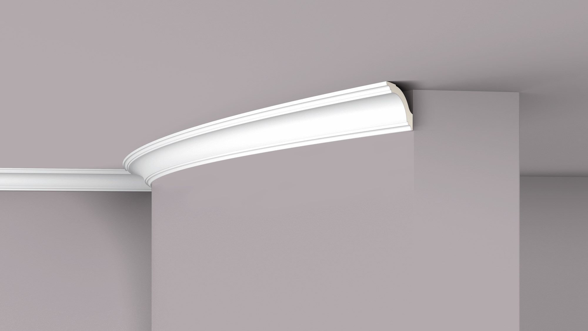 Z1220 Studio Polymer® Flexible & Rigid Coving | Contemporary LED ...