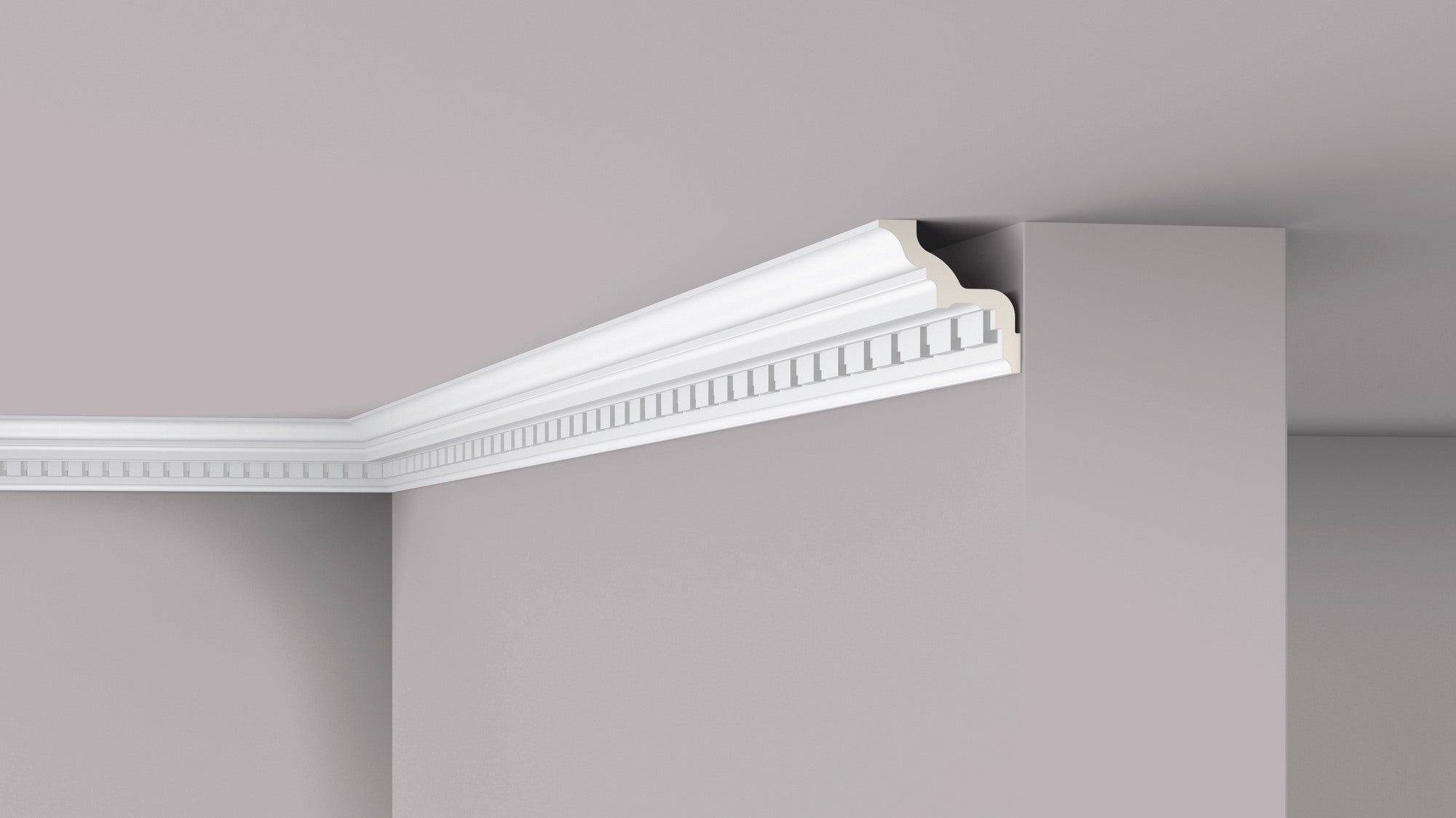 Z2 Studio Polymer Classical Dentil Cornice | Traditional Decorative ...