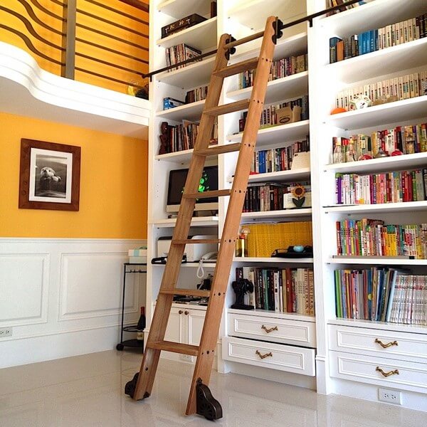 Luxury Home Library Ladder 15 Library Ideas | Home Library, Home