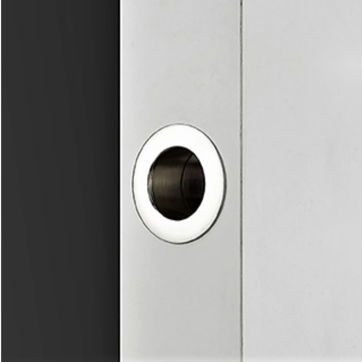 Round Finger Edge Pull | Circular Flush Handle | Pocket Door Handle ...