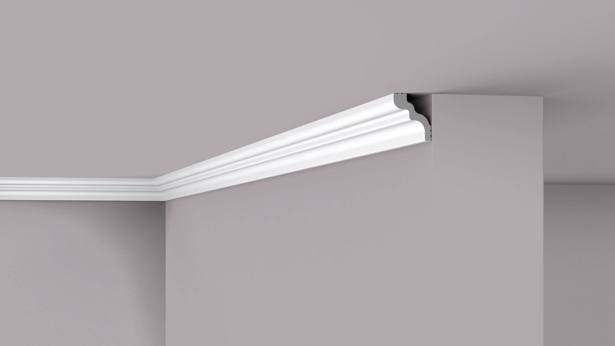 Simple Linear Coving WT9 – 4.9cm Modern Geometric Coving for Clean ...