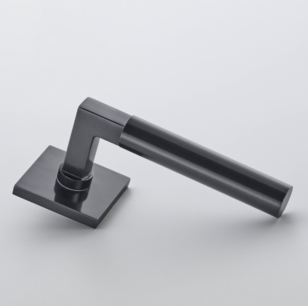 Linear Lever on Plain Square Rose | Sleek Design | Interior Door Handl ...