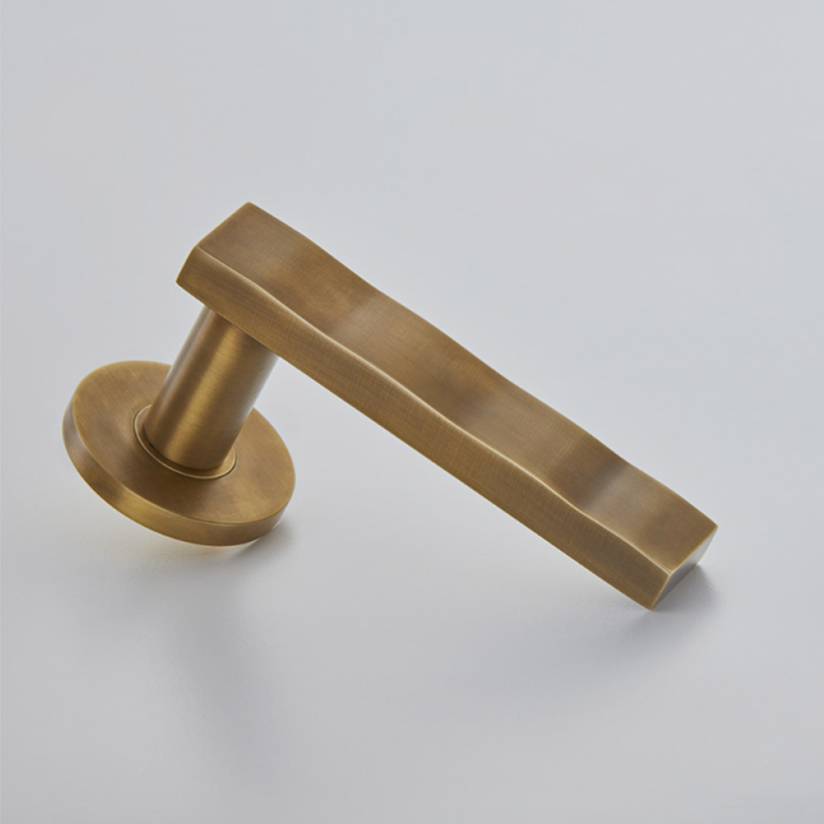 Textured Lever Handle on Covered Rose | Ripple Pattern | Internal Door ...